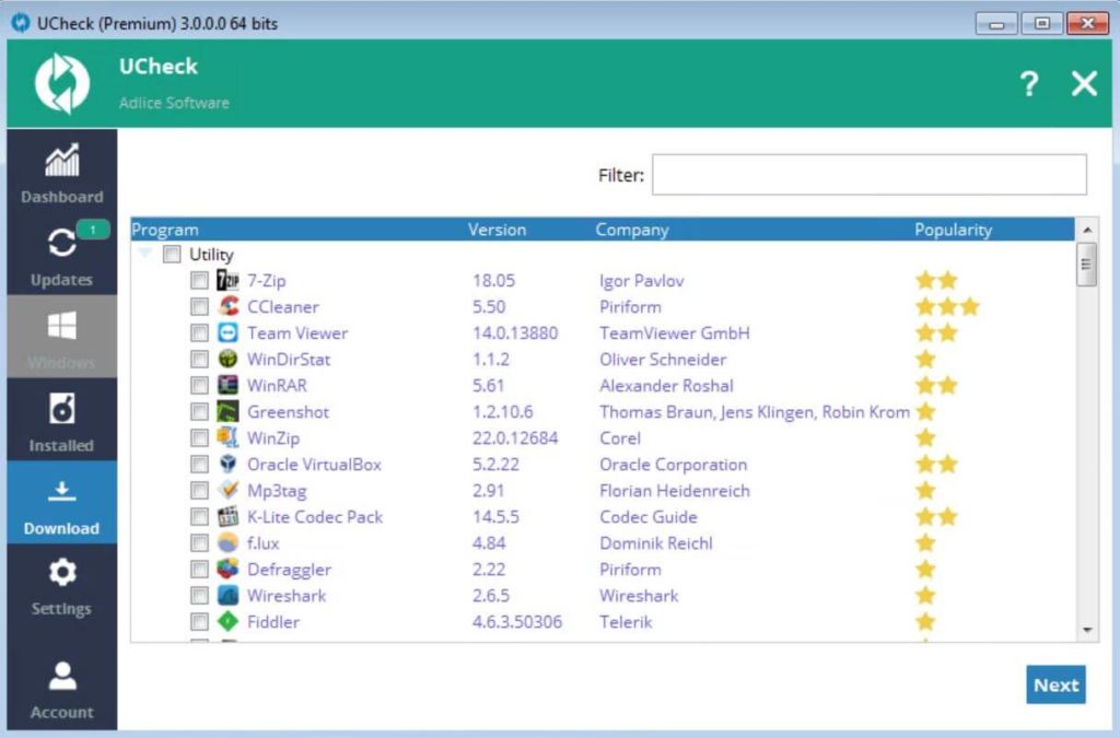 UCheck Premium (Personal) - Adlice Software Shop